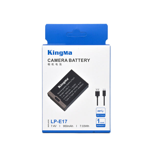 Kingma LP-E17 Rechargeable Battery Type C USB Charging for Canon ...