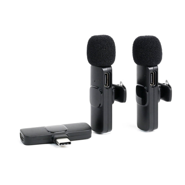K9 Wireless Lavalier Microphone 3 in 1 with 2 Microphones – Specialist
