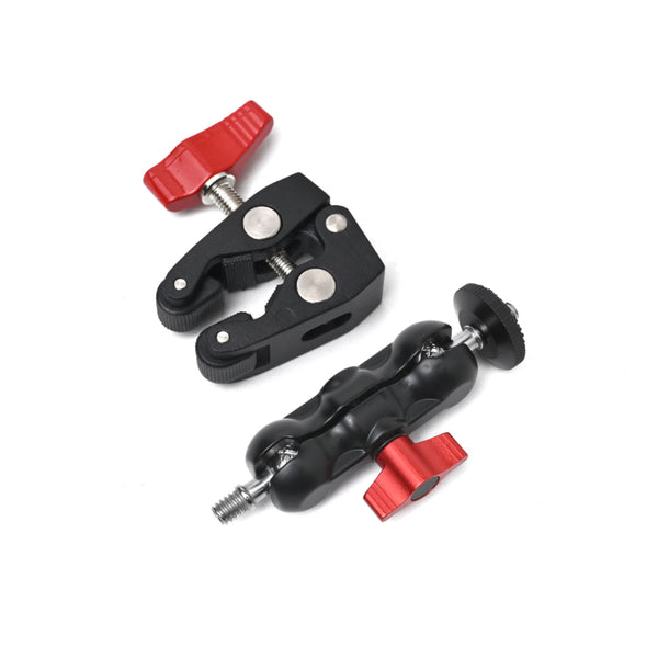 Multi Function Metal Mini Super Clamp With Double Ball Head – Specialist