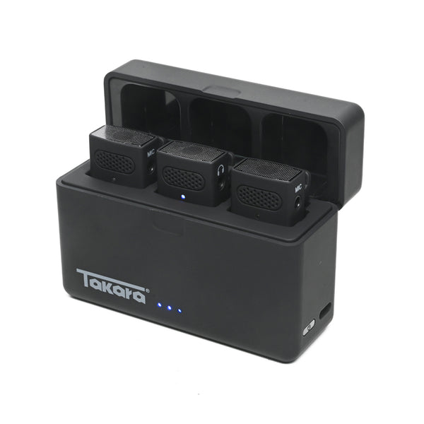 Takara Intro X3 Dual Wireless Microphone With Charging Case – Specialist