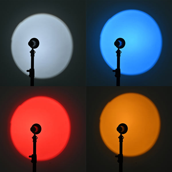 FORTE Portable Flash Light Projection Gobo Proyeksi Lampu Senter Gobo ...